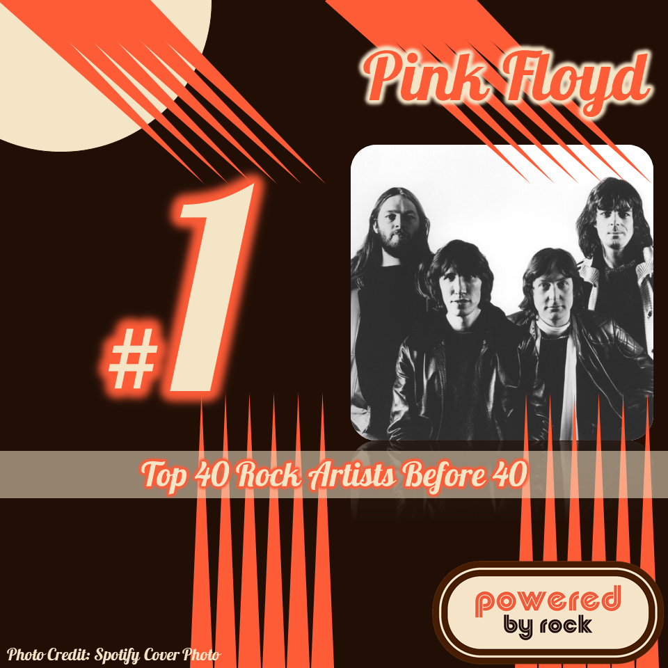 Top 40 Rock Artists Before 40 - #1 - Pink Floyd – Powered By Rock
