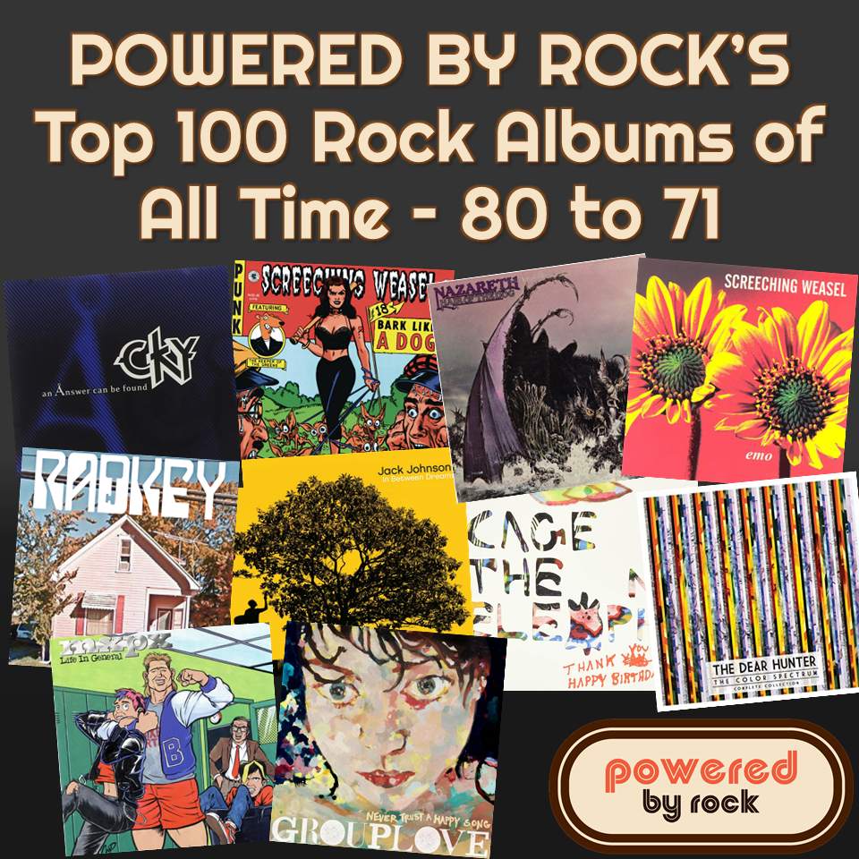 Top Rock Albums of All Time - 80-71 – Powered By Rock